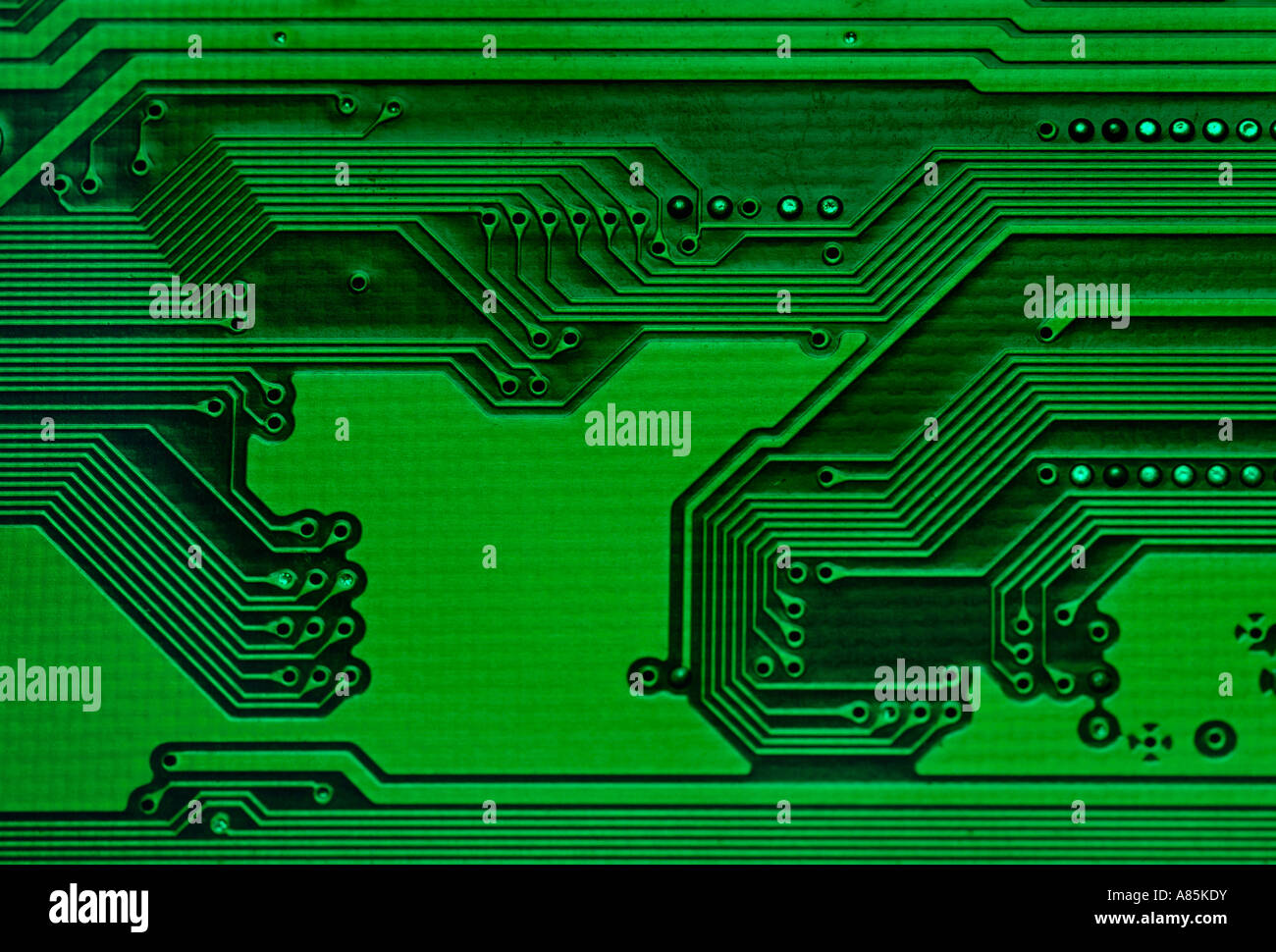 MOTHERBOARD TECHNOLOGY GREEN BACKGROUND ABSTRACT Stock Photo - Alamy