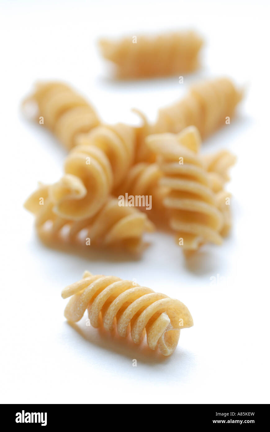 Fusilli Pasta Close up Stock Photo - Alamy