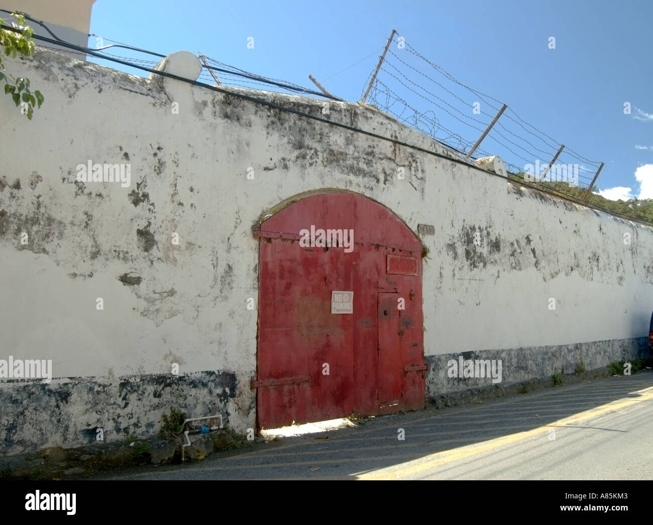 Old prison gate Road Town Tortola BVI Stock Photo - Alamy
