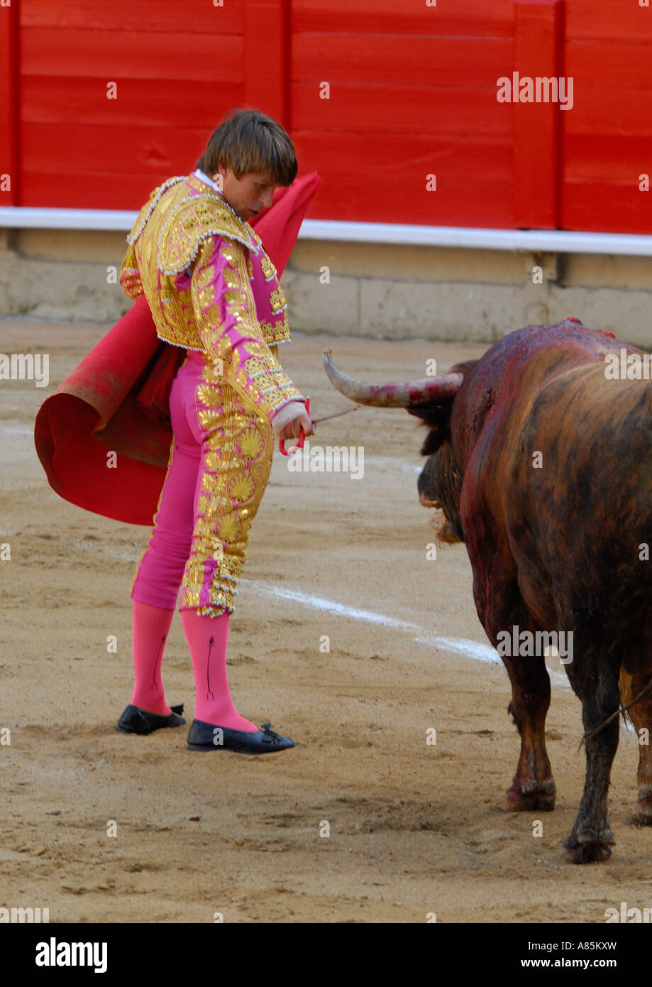 SPANISH BULLFIGHTER BARCELONA CATALONIA SPAIN Stock Photo - Alamy