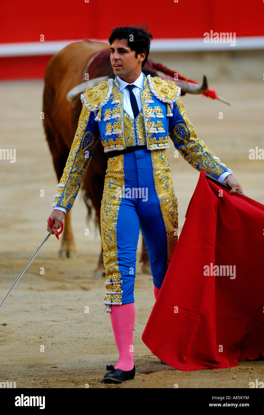 SPANISH BULLFIGHTER BARCELONA CATALONIA SPAIN Stock Photo - Alamy