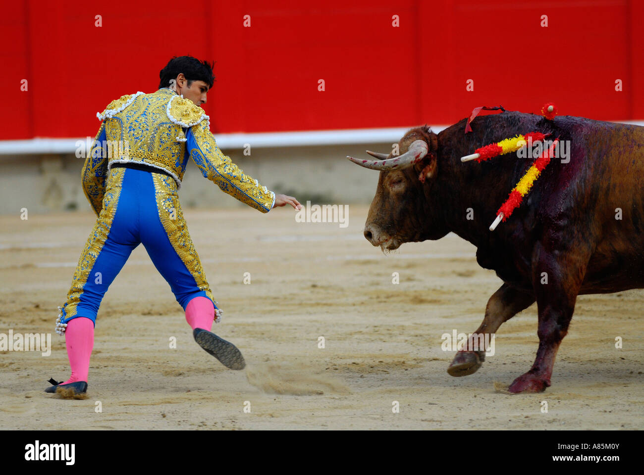 SPANISH BULLFIGHTER. BARCELONA, CATALONIA SPAIN Stock Photo - Alamy