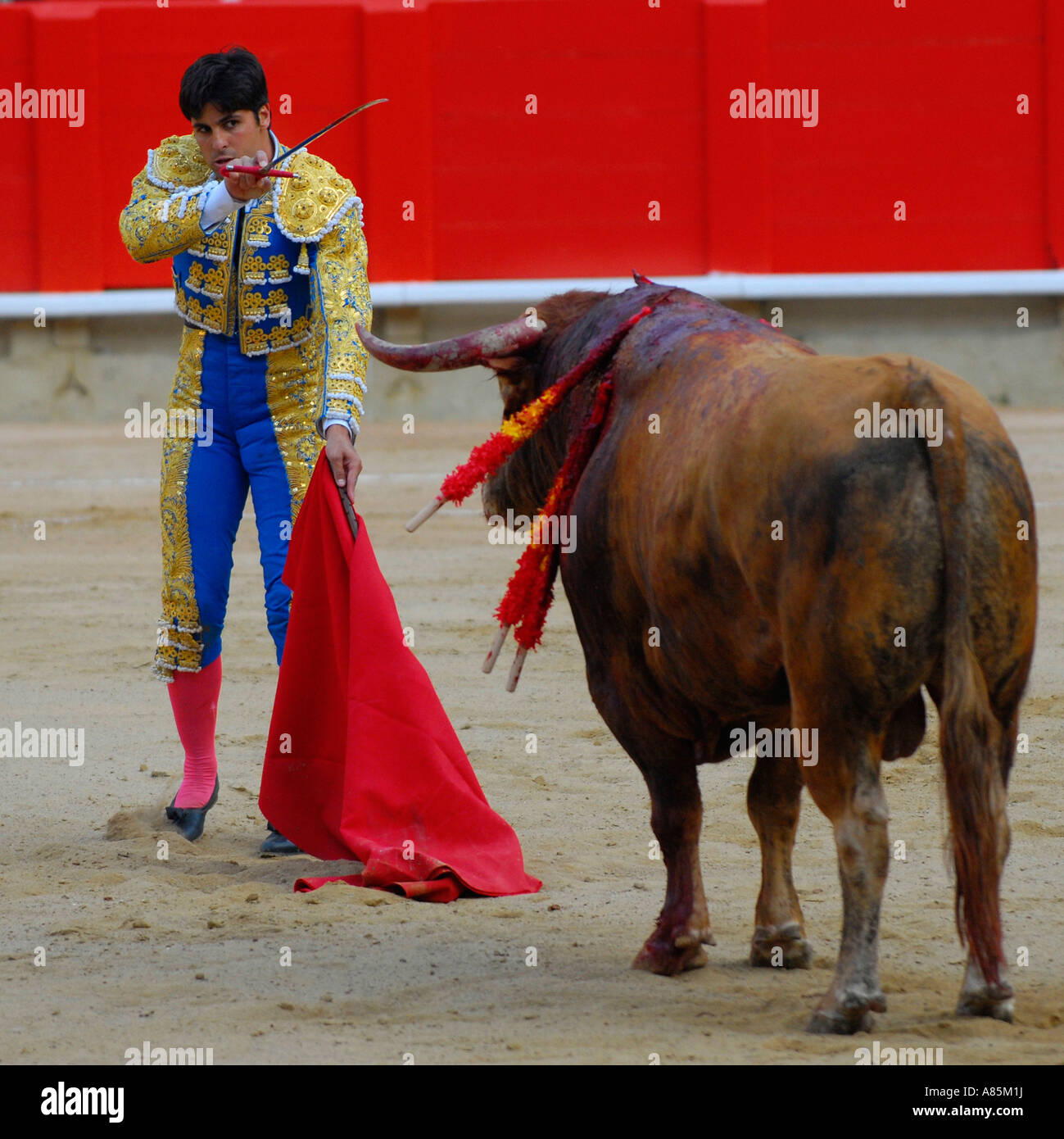 Bullfighters barcelona hi-res stock photography and images - Alamy
