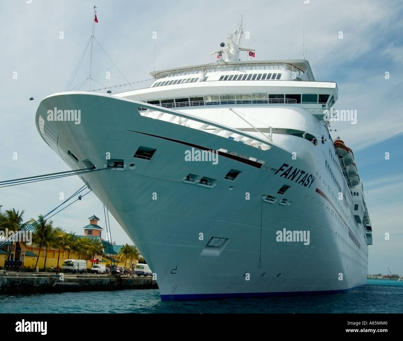 Cruise ship at port Stock Photo - Alamy