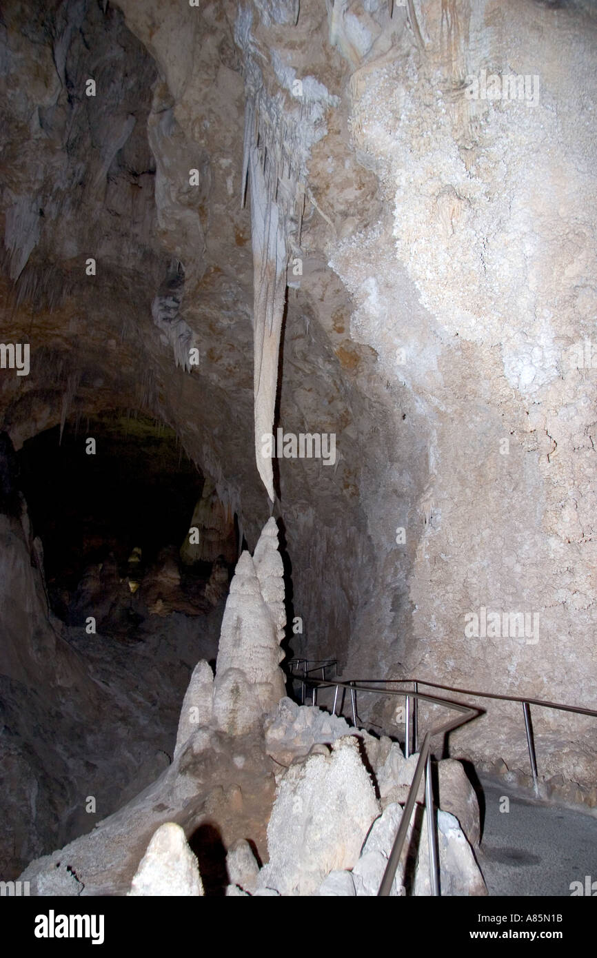 Inside the caves of the Carlsbad Caverns Stock Photo - Alamy