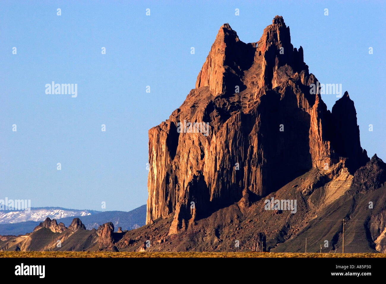 Ship rock in New Mexico Stock Photo - Alamy
