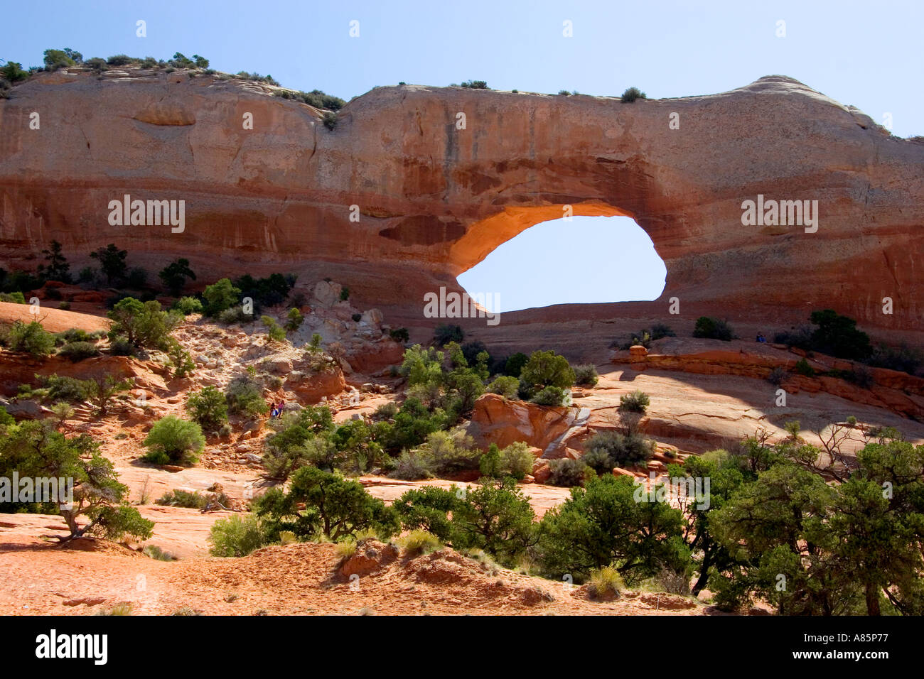 Wilson Arch south of Moab Utah Stock Photo - Alamy