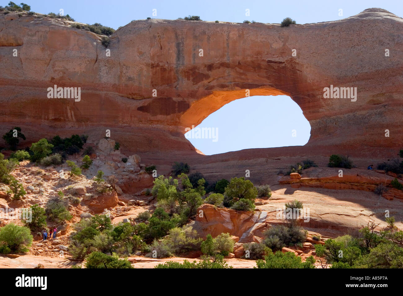 Wilson Arch south of Moab Utah Stock Photo - Alamy