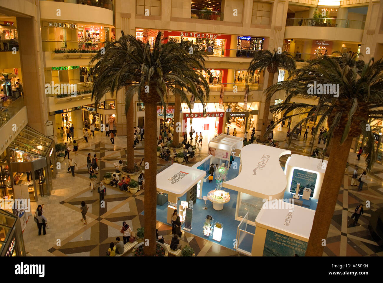 Raffles Center Shopping Mall, Singapore Stock Photo - Alamy