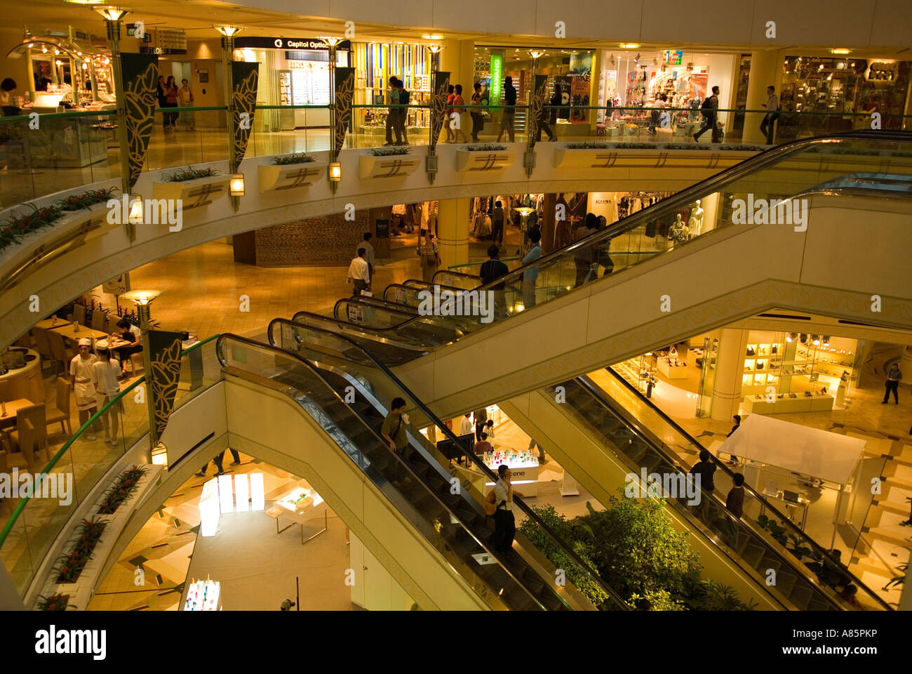Raffles city shopping center hi-res stock photography and images - Alamy
