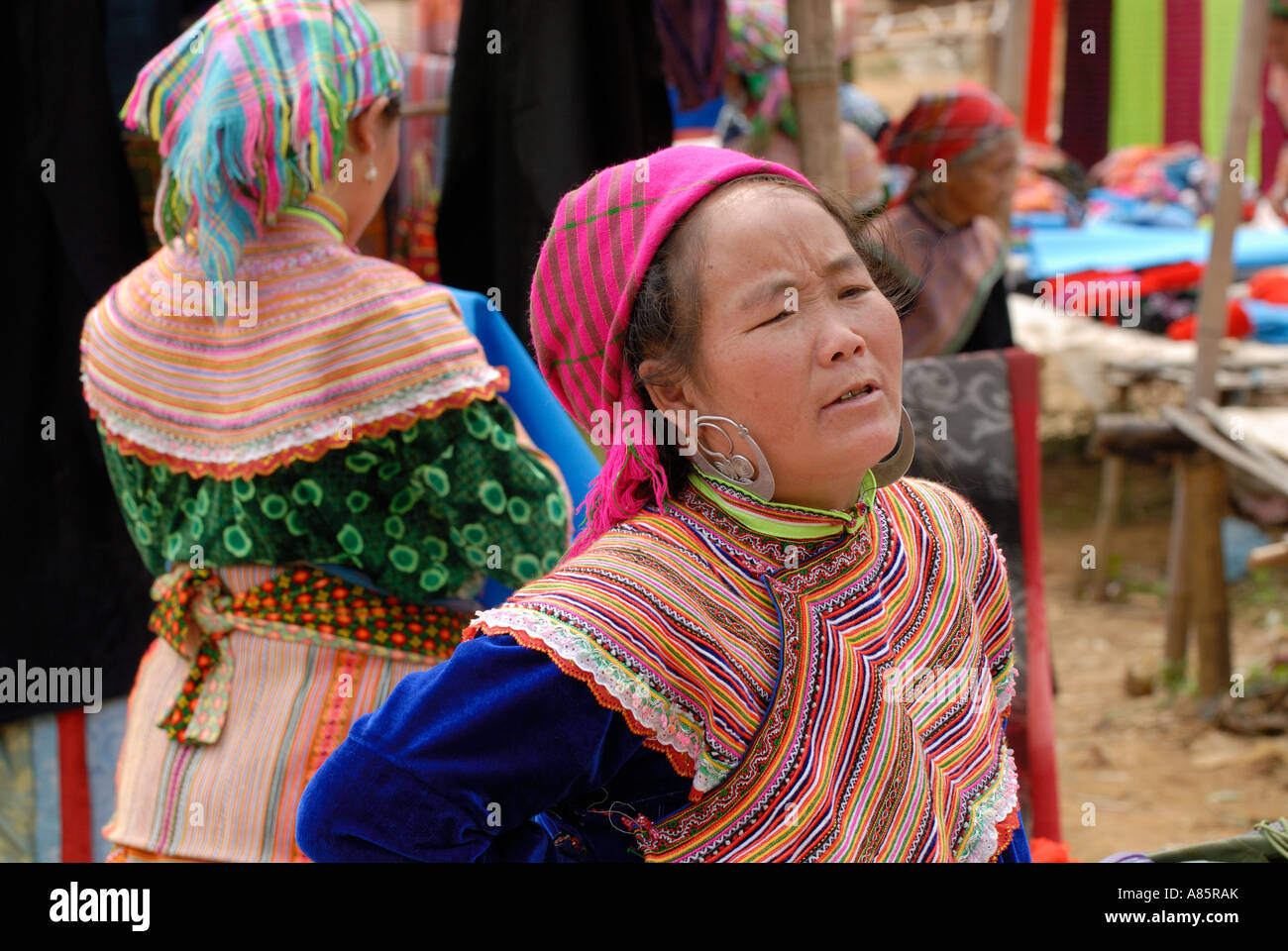 bac ha flower hmong Stock Photo - Alamy