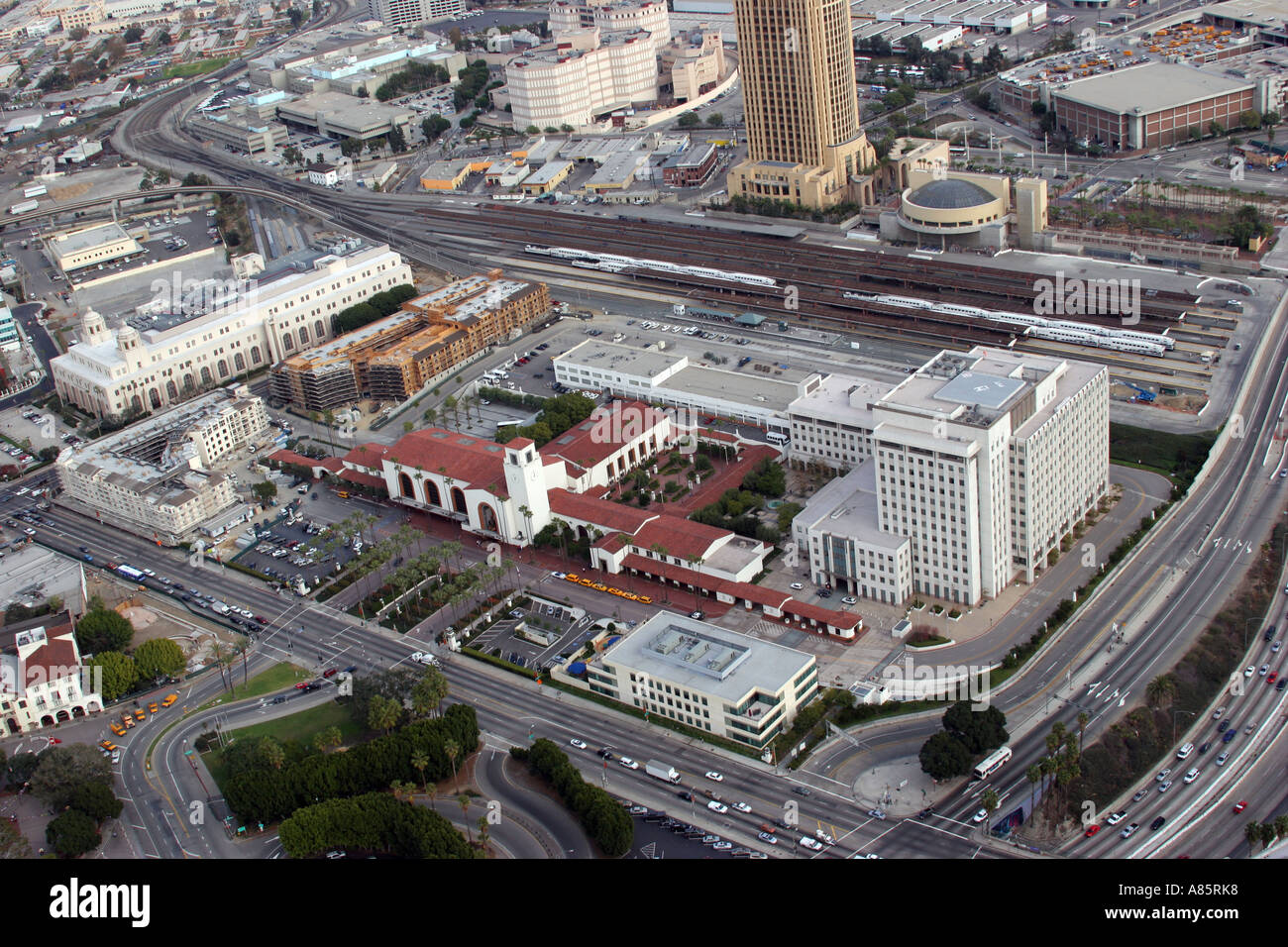 Los angeles railroad yard tracks hi-res stock photography and images ...