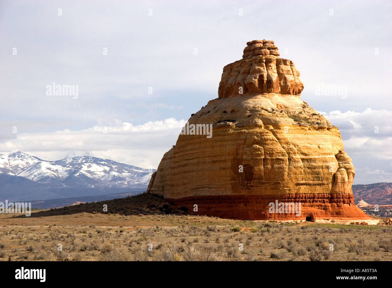 Beehive sandstone formation along US highway 191 north of Monticello ...