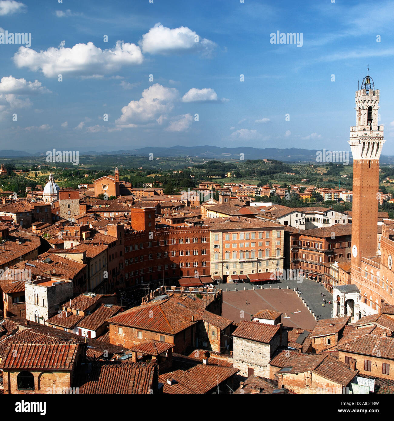 Sienna skyline, Italy Stock Photo - Alamy