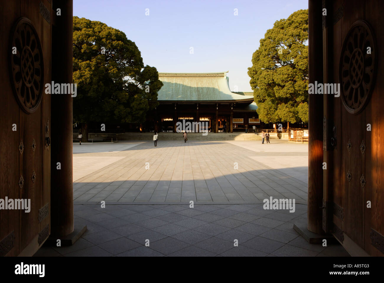 Meiji shrine temple Tokyo Japan Stock Photo - Alamy