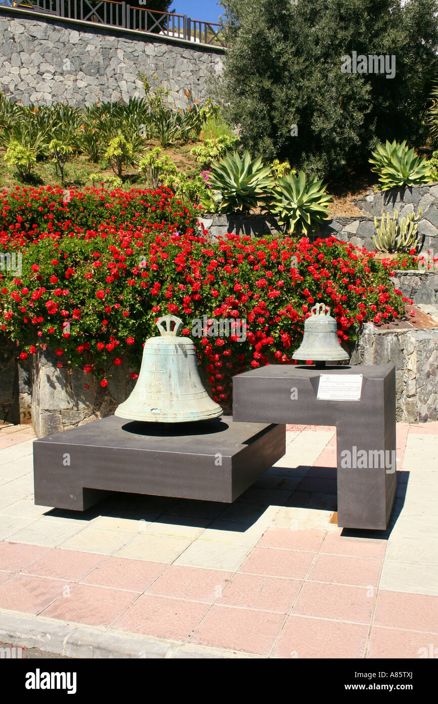 MEMORIAL BELLS. SANTA LUCIA de TIRAJANA. GRAN CANARIA. CANARY ISLAND ...