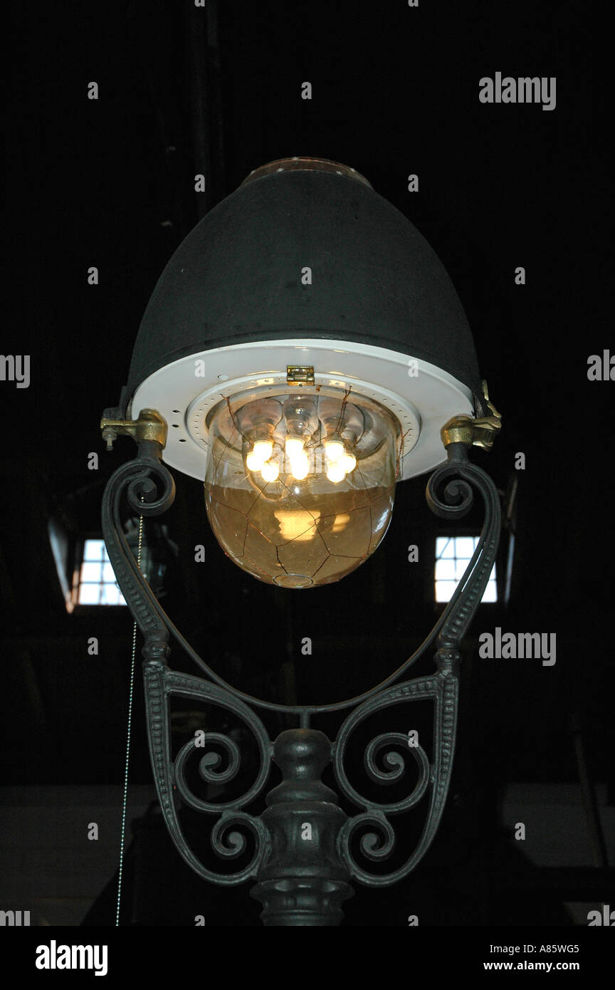 Old gas type lamp hi-res stock photography and images - Alamy
