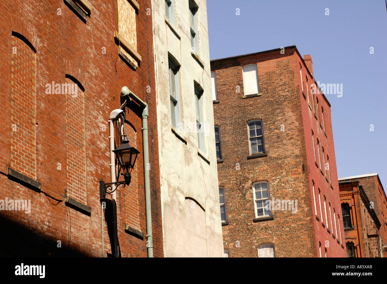 Back alley in Saint John New Brunswick Canada Stock Photo - Alamy
