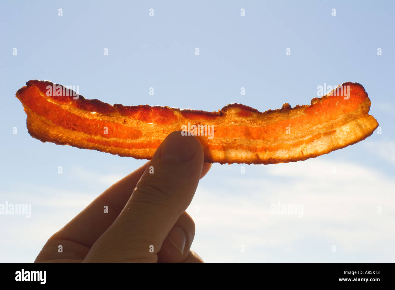 Strip of bacon Stock Photo - Alamy