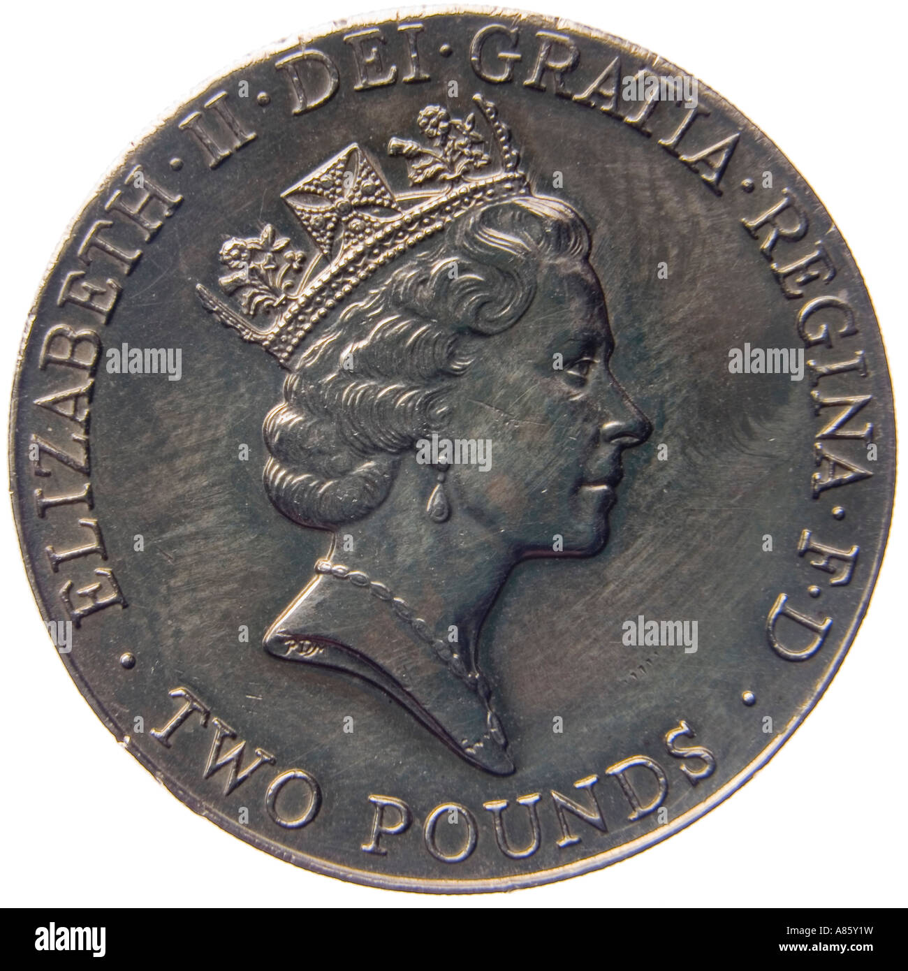 1996 two pound coin hi-res stock photography and images - Alamy