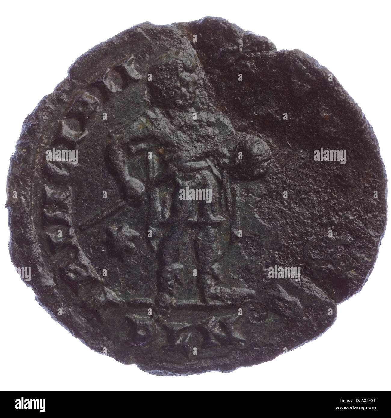 Ancient Roman Coin Stock Photo - Alamy