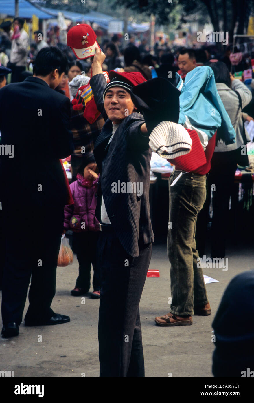 China salesman clothing hi-res stock photography and images - Alamy