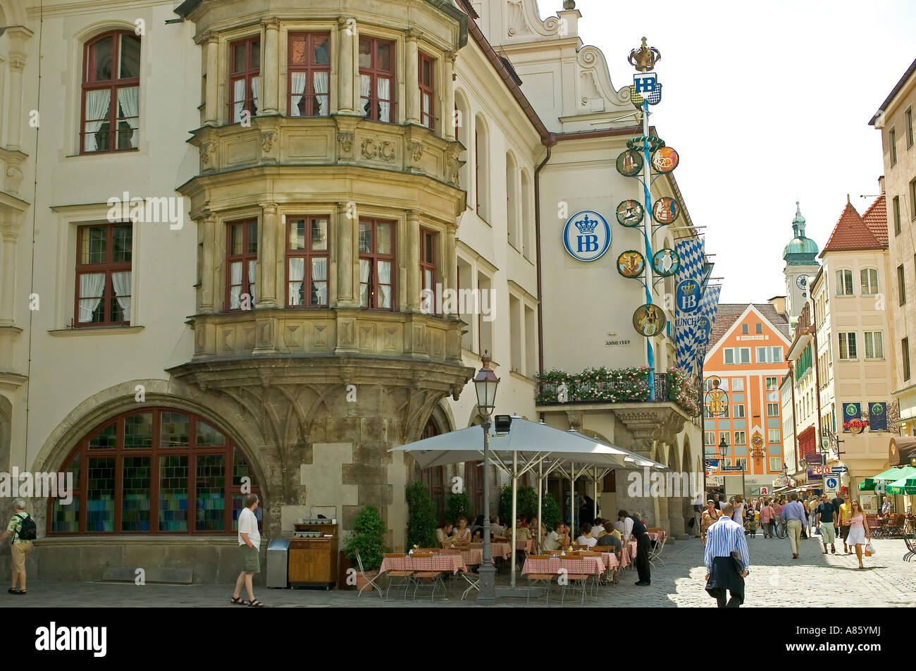At The Munich Hofbraeuhaus Beer Hall High Resolution Stock Photography ...