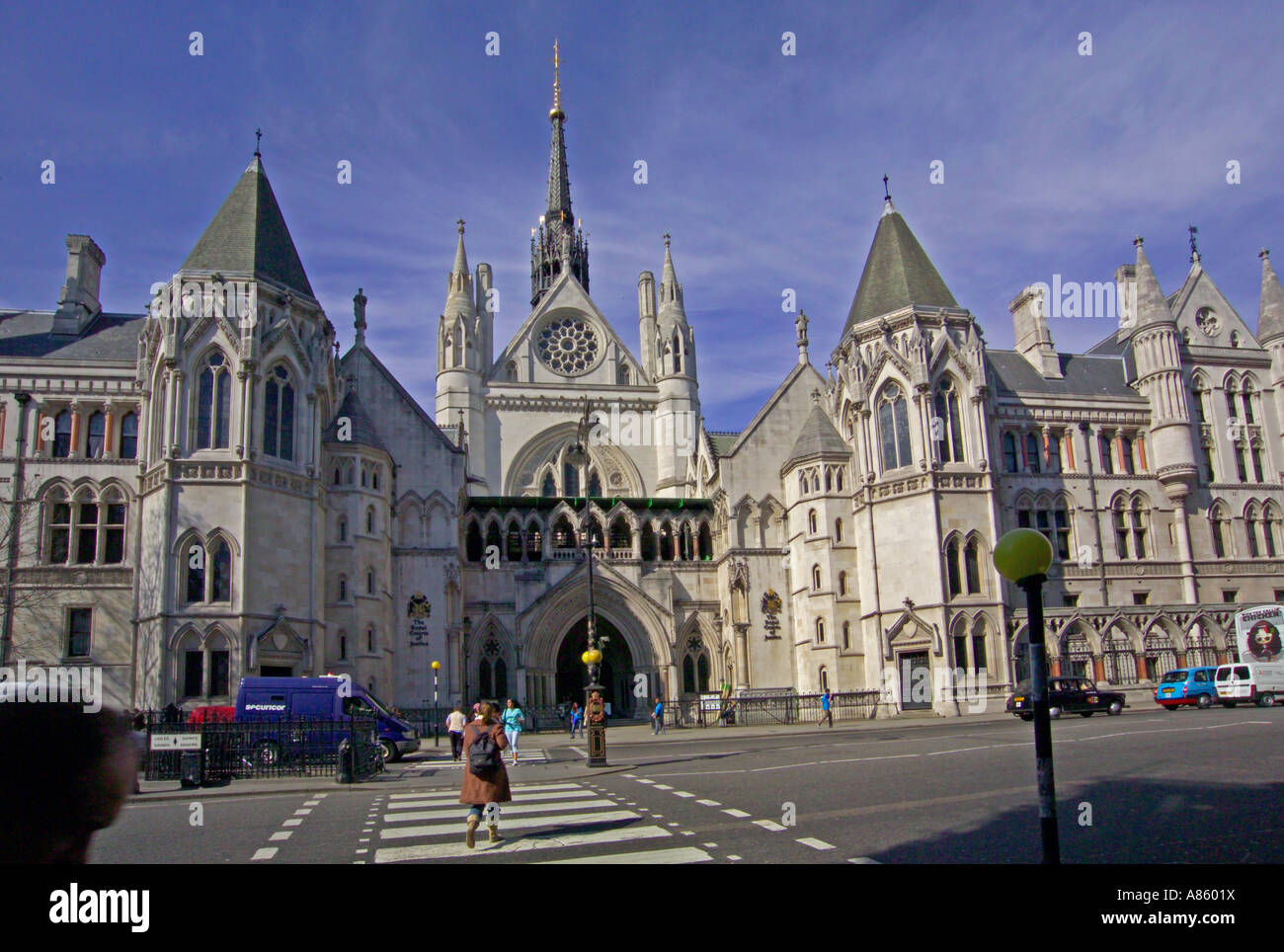 Royal Courts of Justice Stock Photo - Alamy