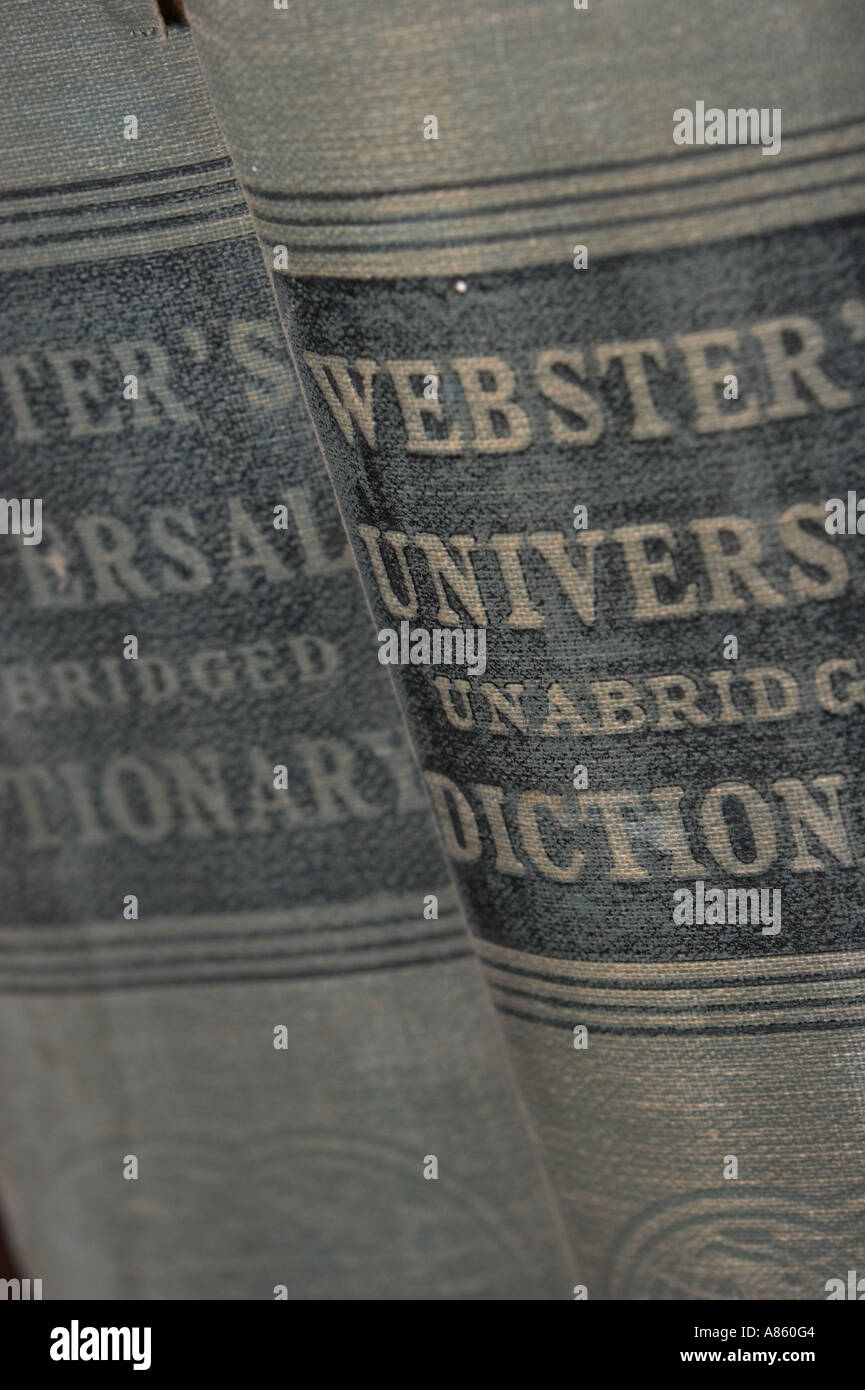 A set of old dictionaries from the 1930s Stock Photo - Alamy