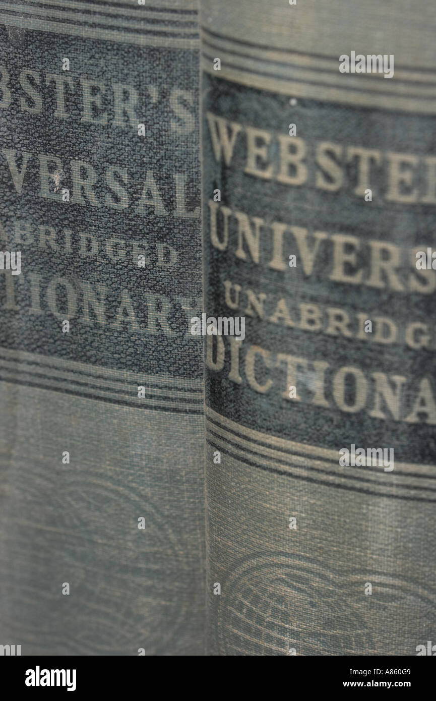 A set of old dictionaries from the 1930s Stock Photo - Alamy