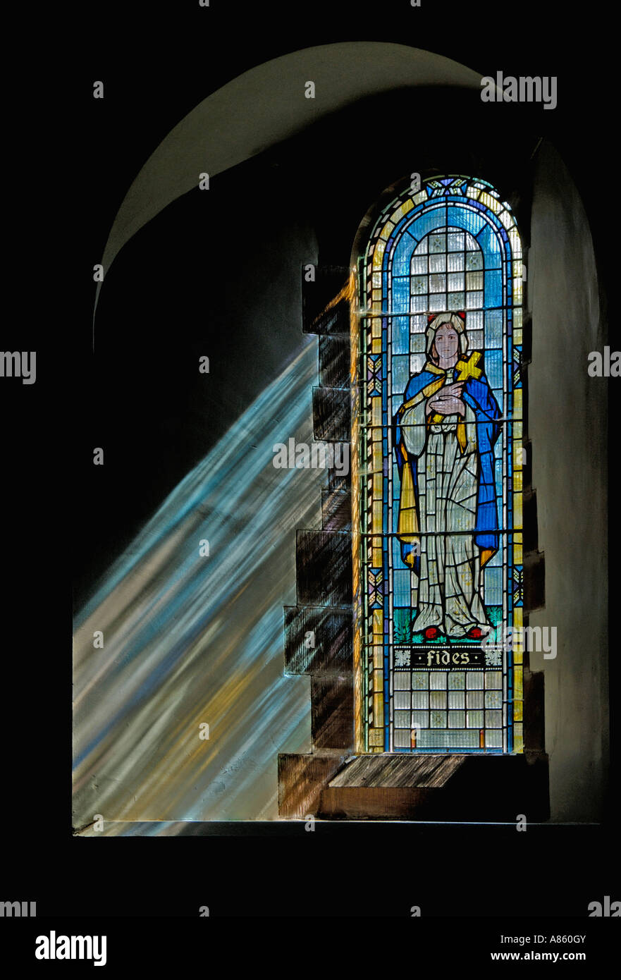Fides (Faith) window, Church of Saint Mary Magdalene, Broughton-in ...