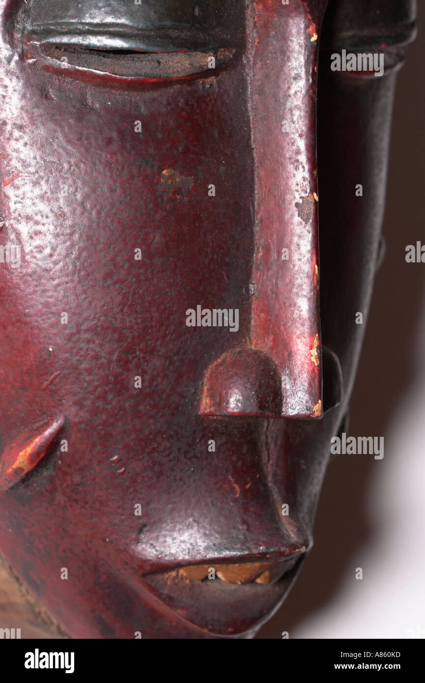 An African mask up close in detail Stock Photo - Alamy