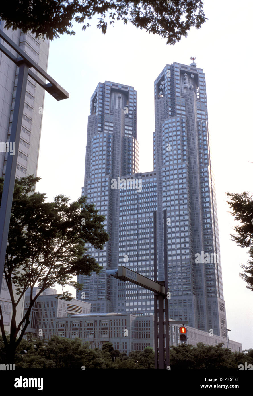 The Tokyo Metropolitan Government (Tocho) building designed by Tange ...