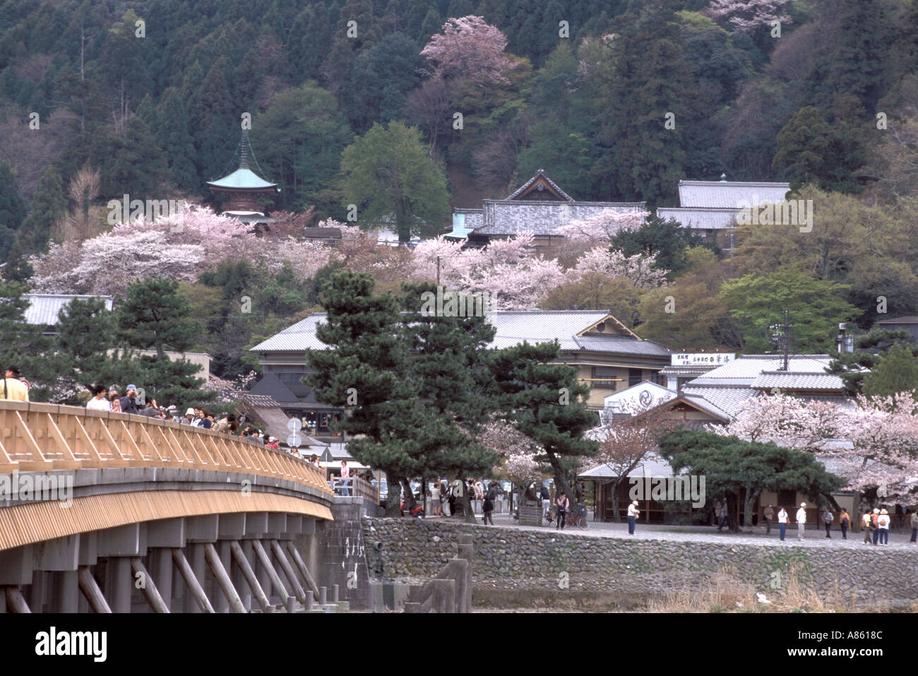 Japan bridge japanese kyoto hi-res stock photography and images - Alamy