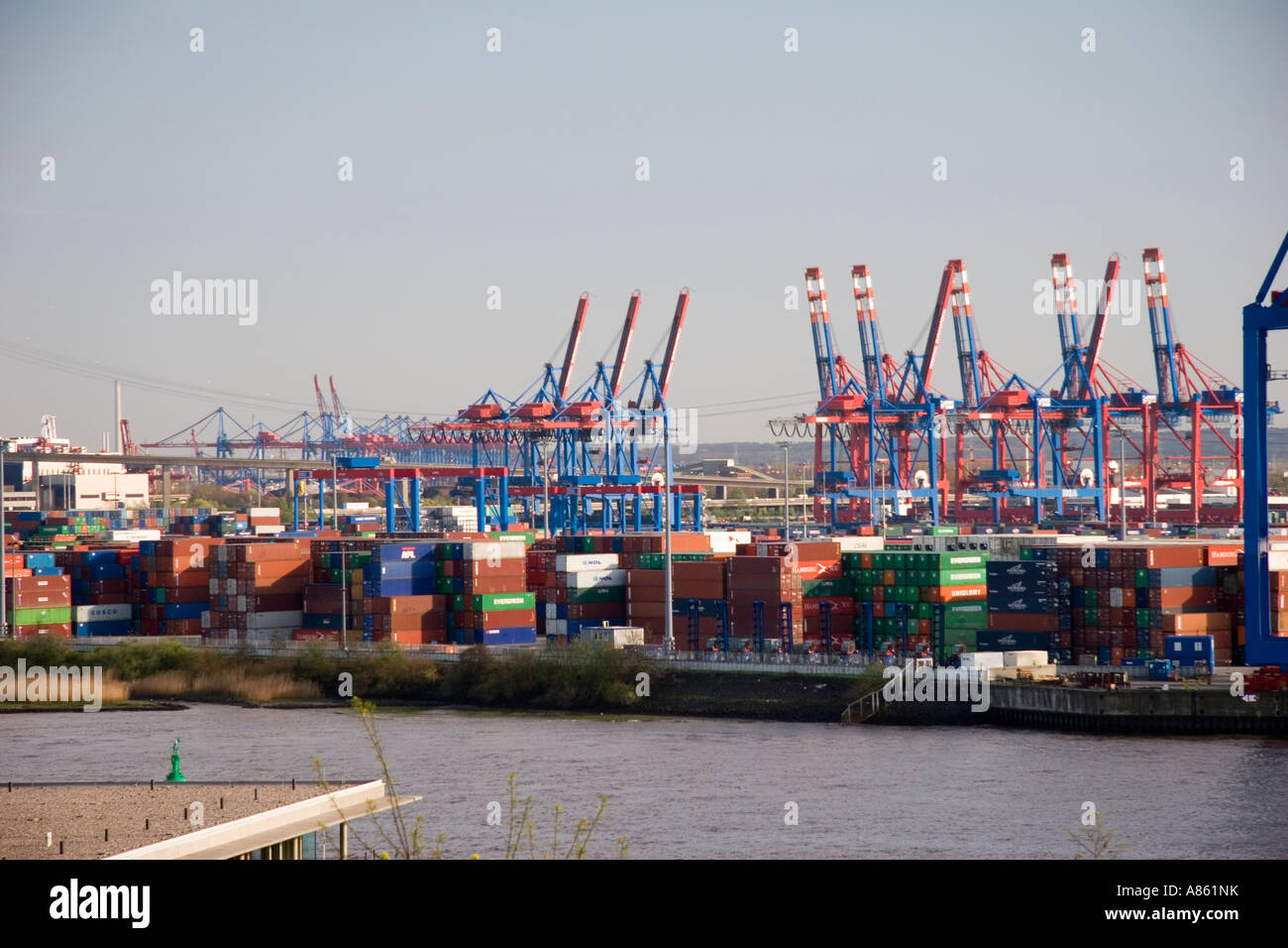 Container Terminal Hamburg Harbor is one of the most modern container ...