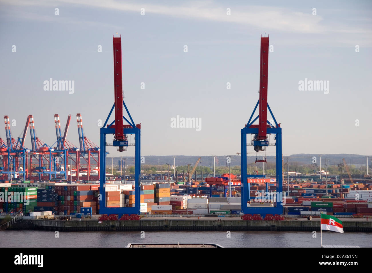 Container Terminal Hamburg Harbor is one of the most modern container ...