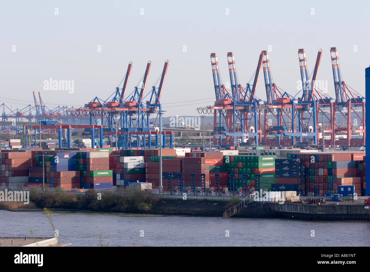 Container Terminal Hamburg Harbor is one of the most modern container ...