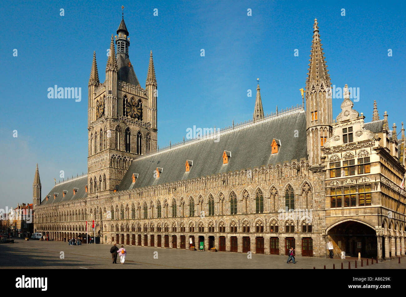 The Cloth Hall, Ieper (Ypres Stock Photo - Alamy