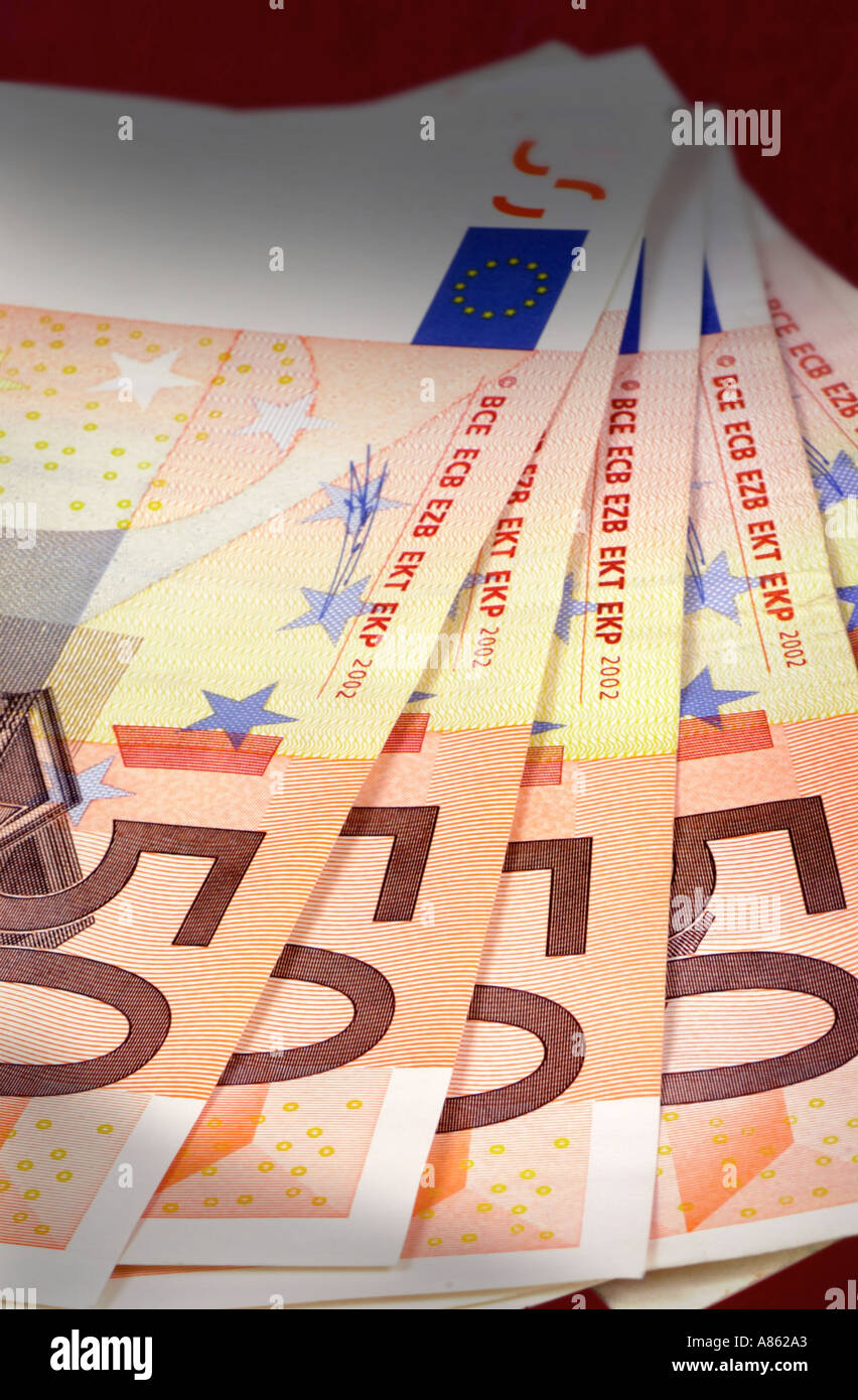 50 euros bundle euro hi-res stock photography and images - Alamy
