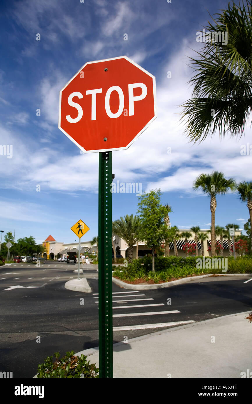 An american stop sign Stock Photo - Alamy