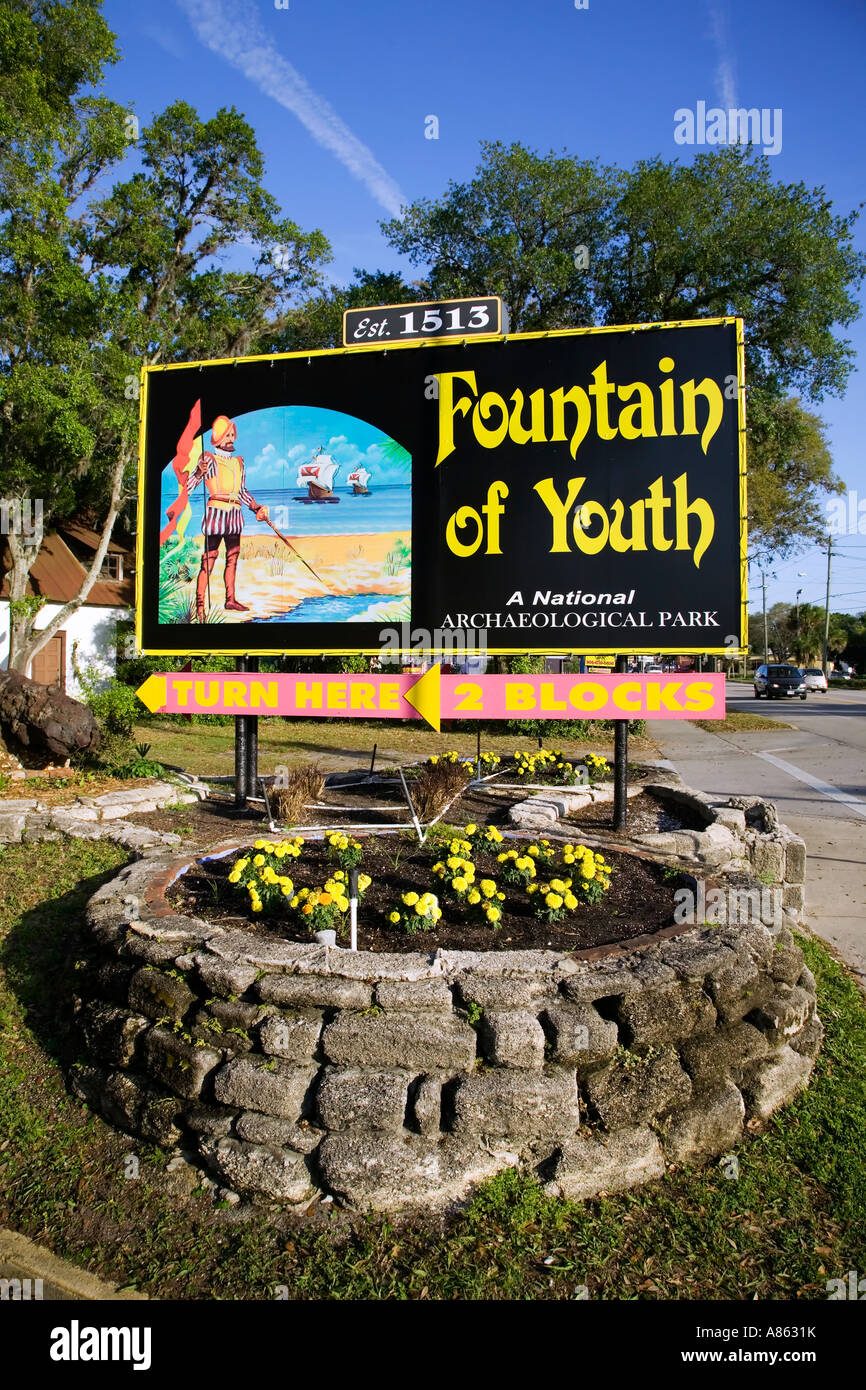 Ponce de leon fountain of youth hi-res stock photography and images - Alamy