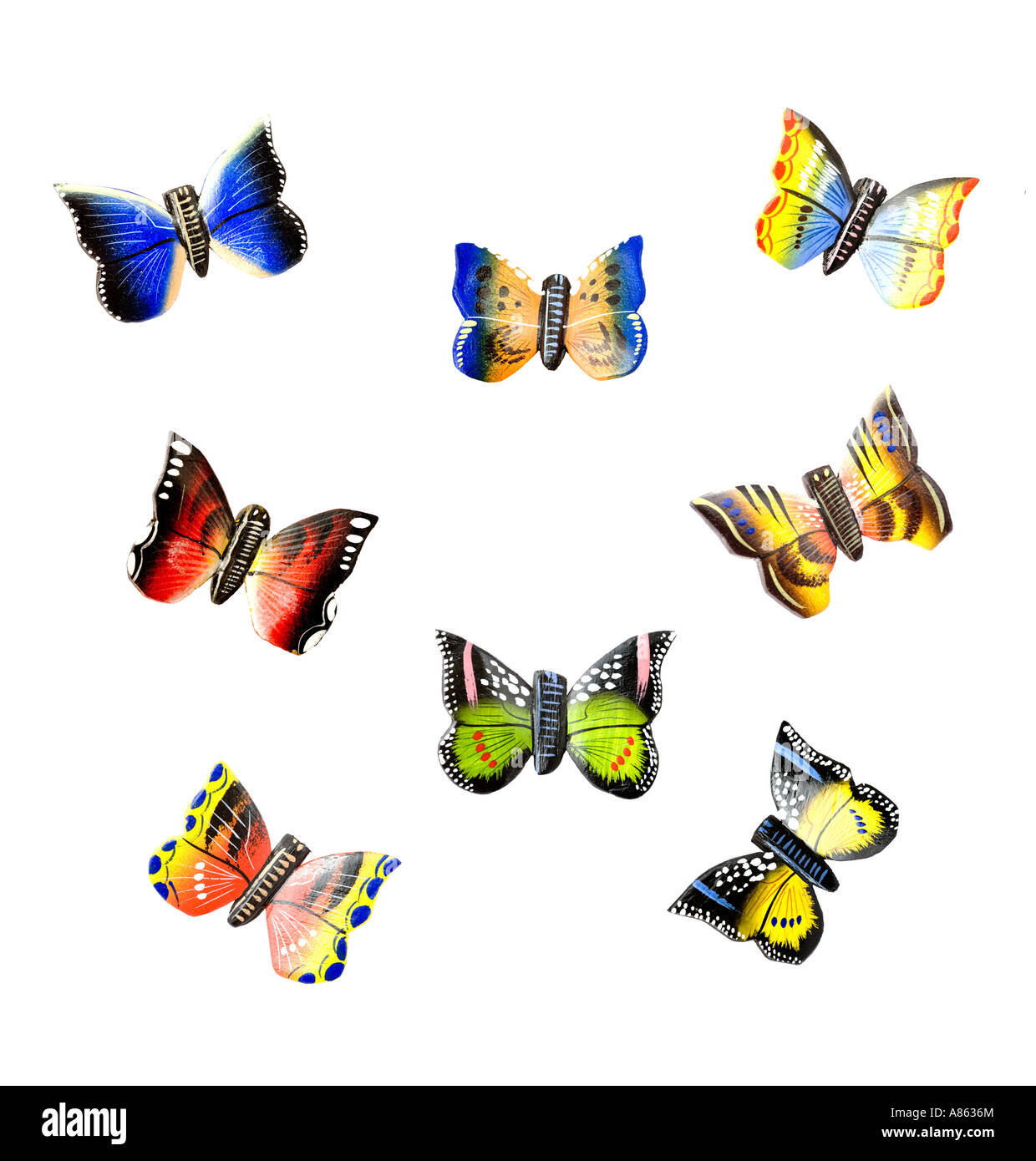 Butterflies flying cut out Stock Photo - Alamy