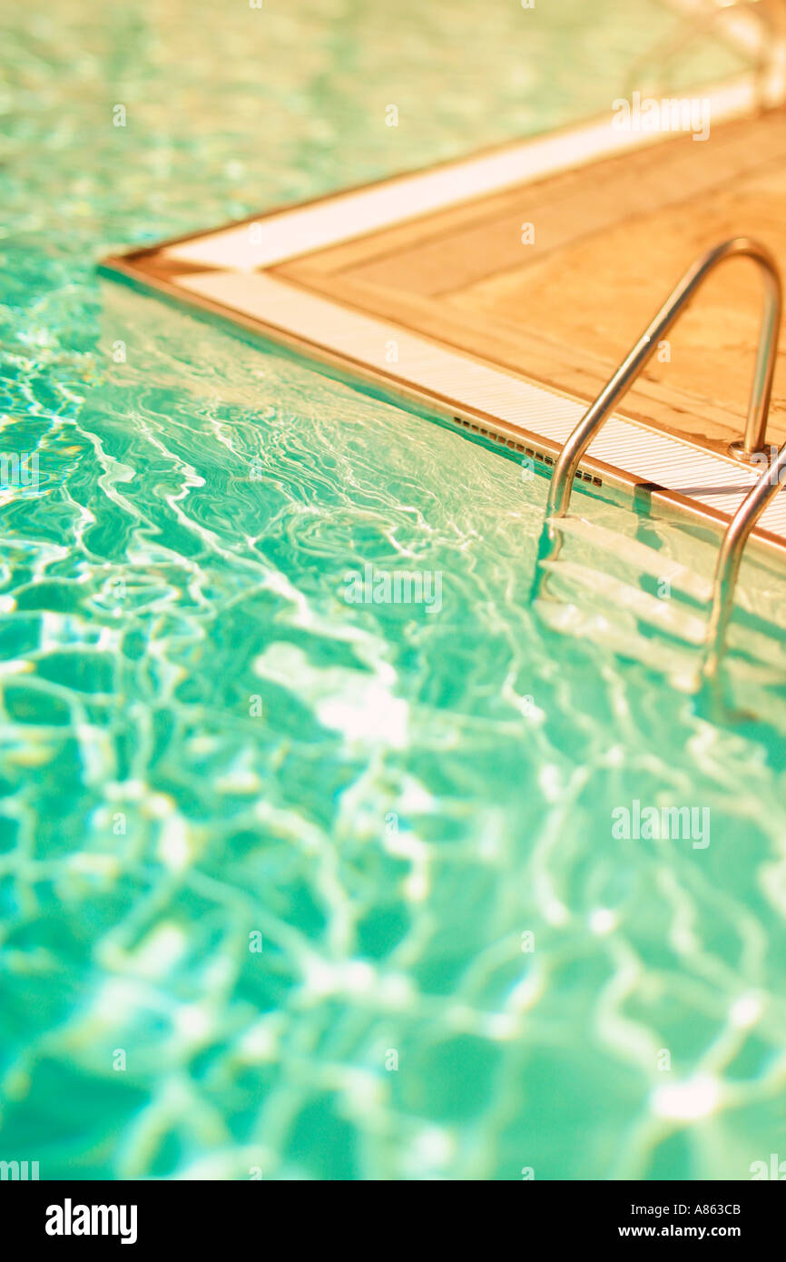 Swimming pool edge Stock Photo - Alamy