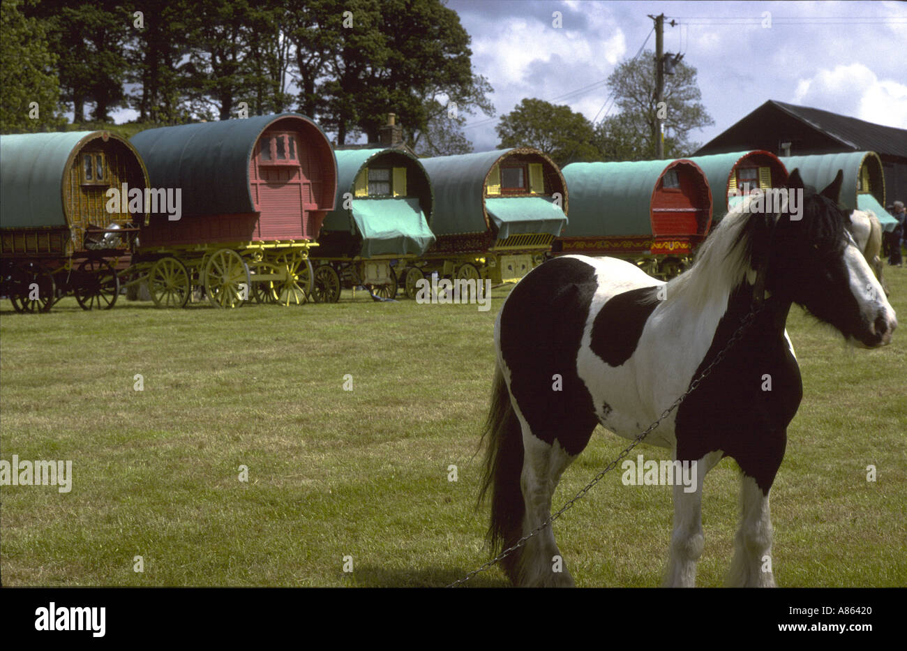 Gypsy wagons hi-res stock photography and images - Alamy