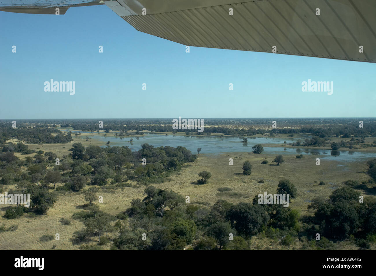 Okavango delta aerial space hi-res stock photography and images - Alamy