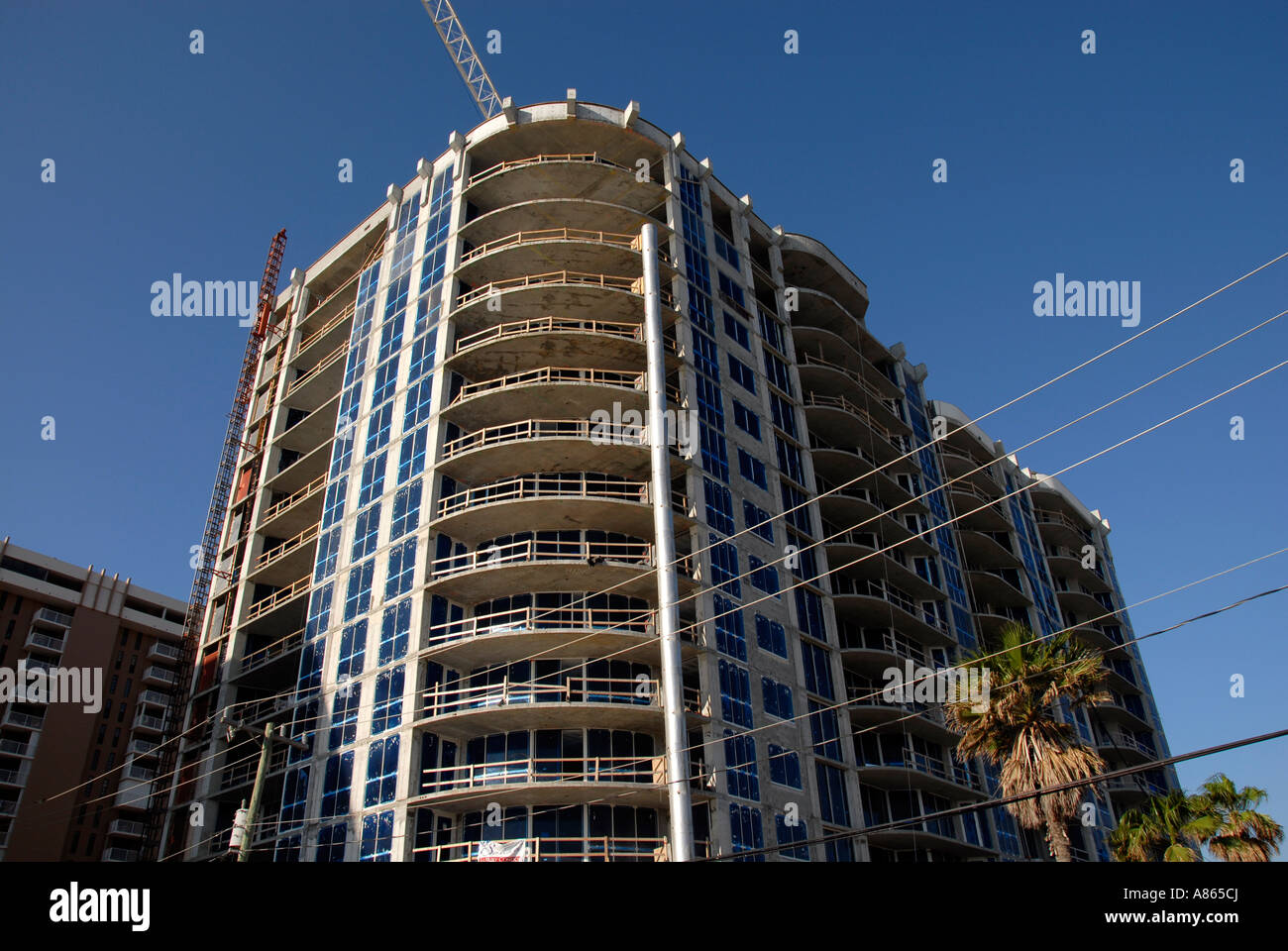 New high rise under construction Stock Photo - Alamy