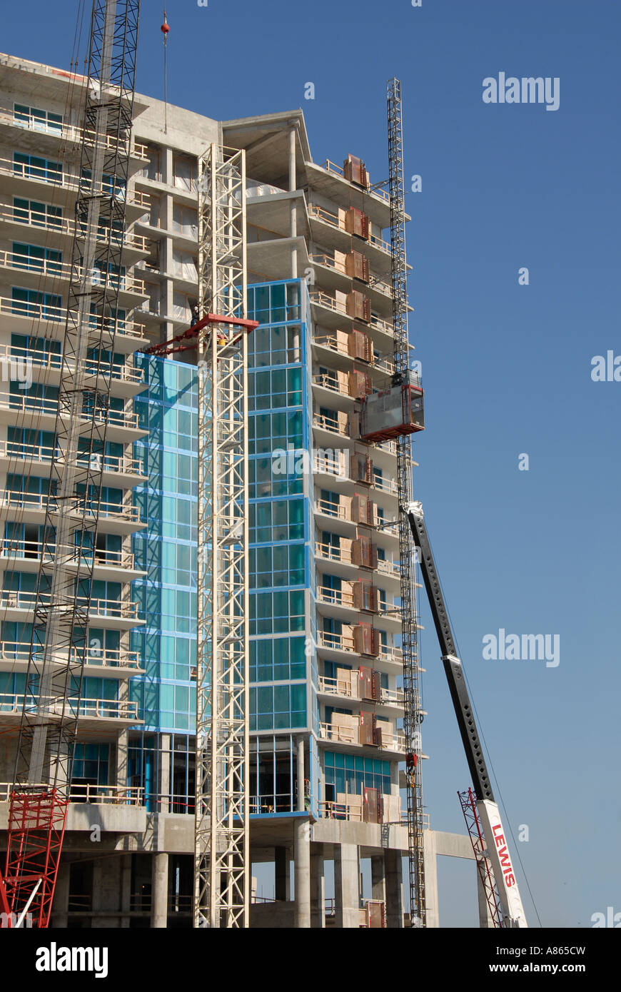 New high rise under construction Stock Photo - Alamy