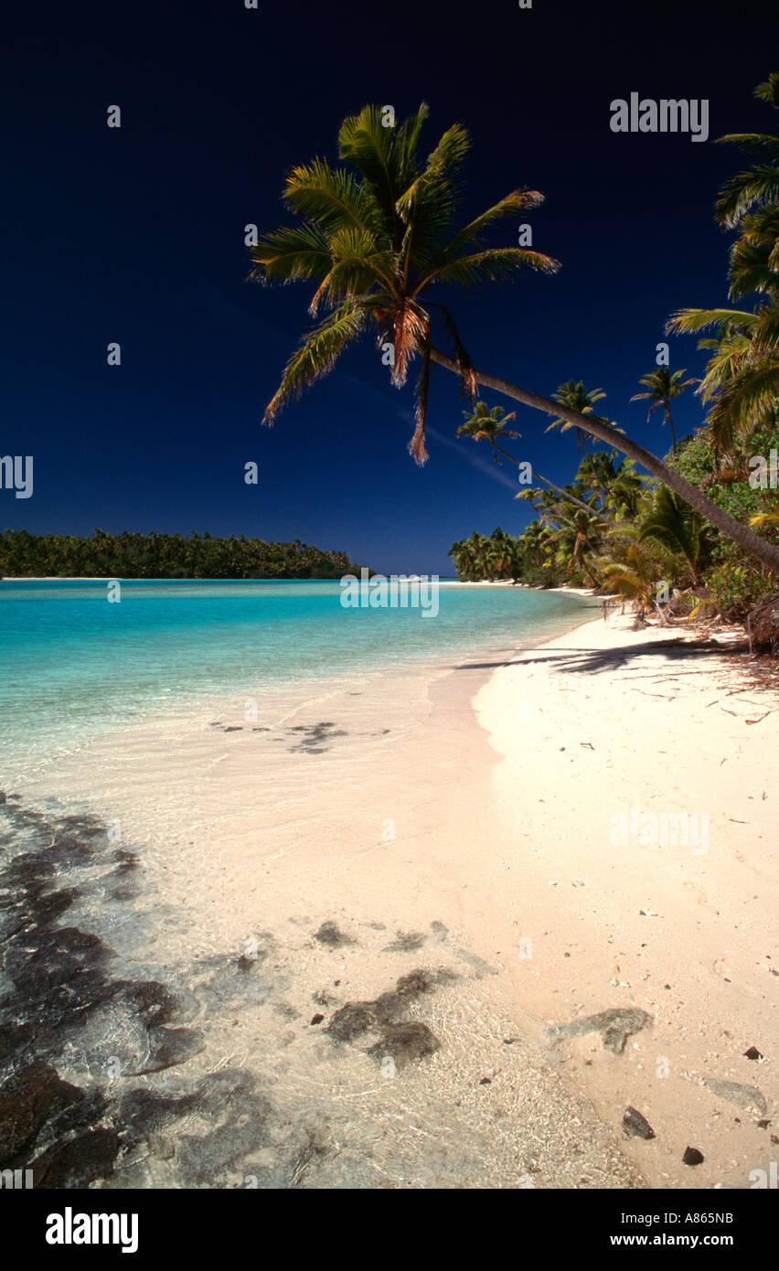 One Foot Island Aitutaki Cook Islands Stock Photo - Alamy