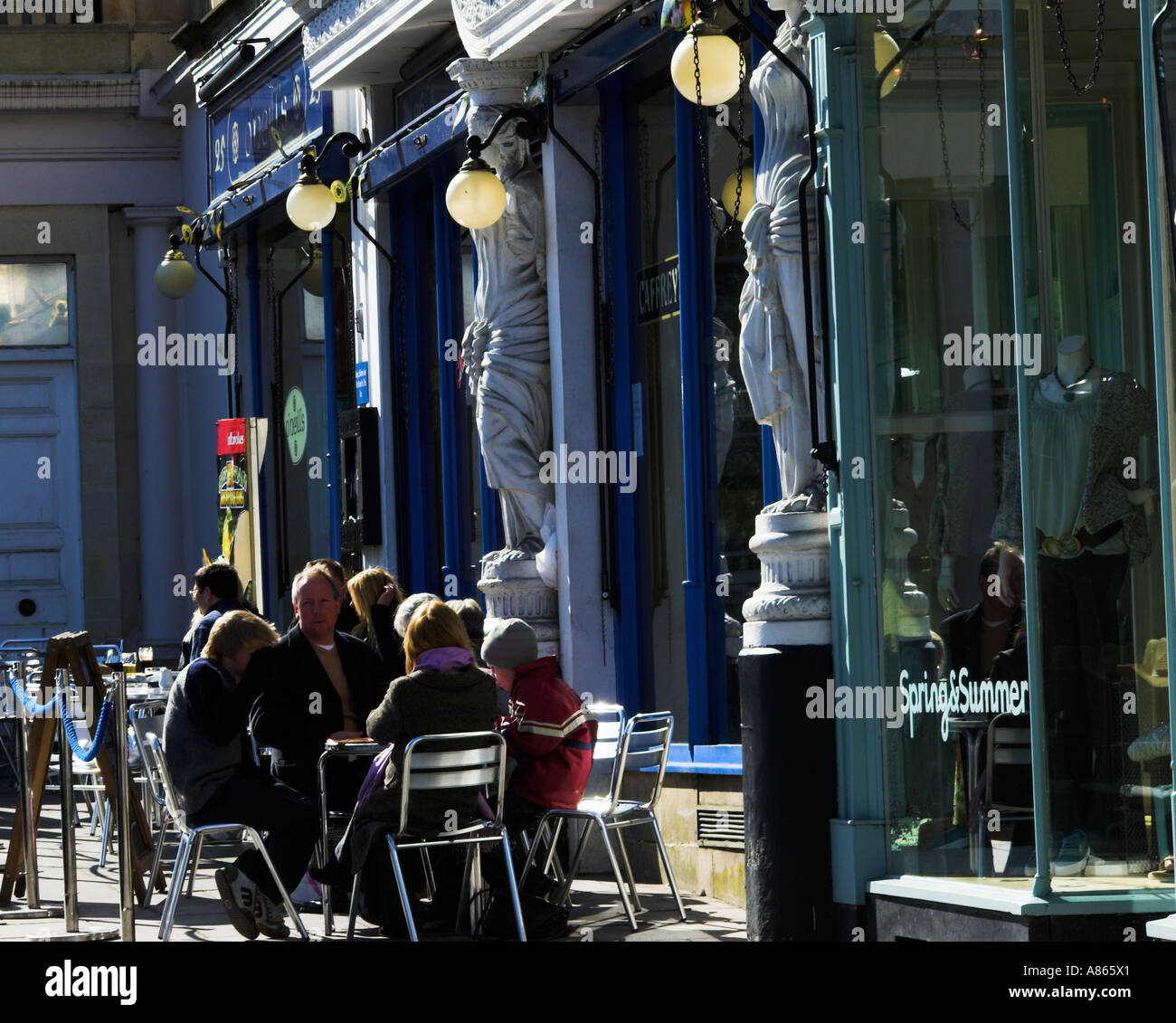 Cheltenham Town Centre Montpellier Caryatids EDITORIAL USE ONLY Stock ...