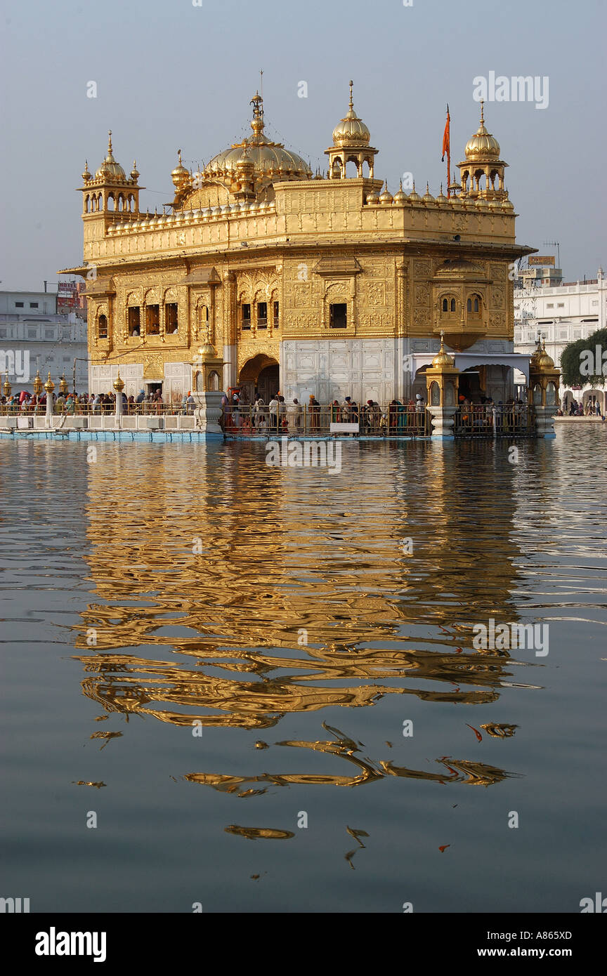 Golden Temple also known as Harmindar Sahib the sacred place of the ...
